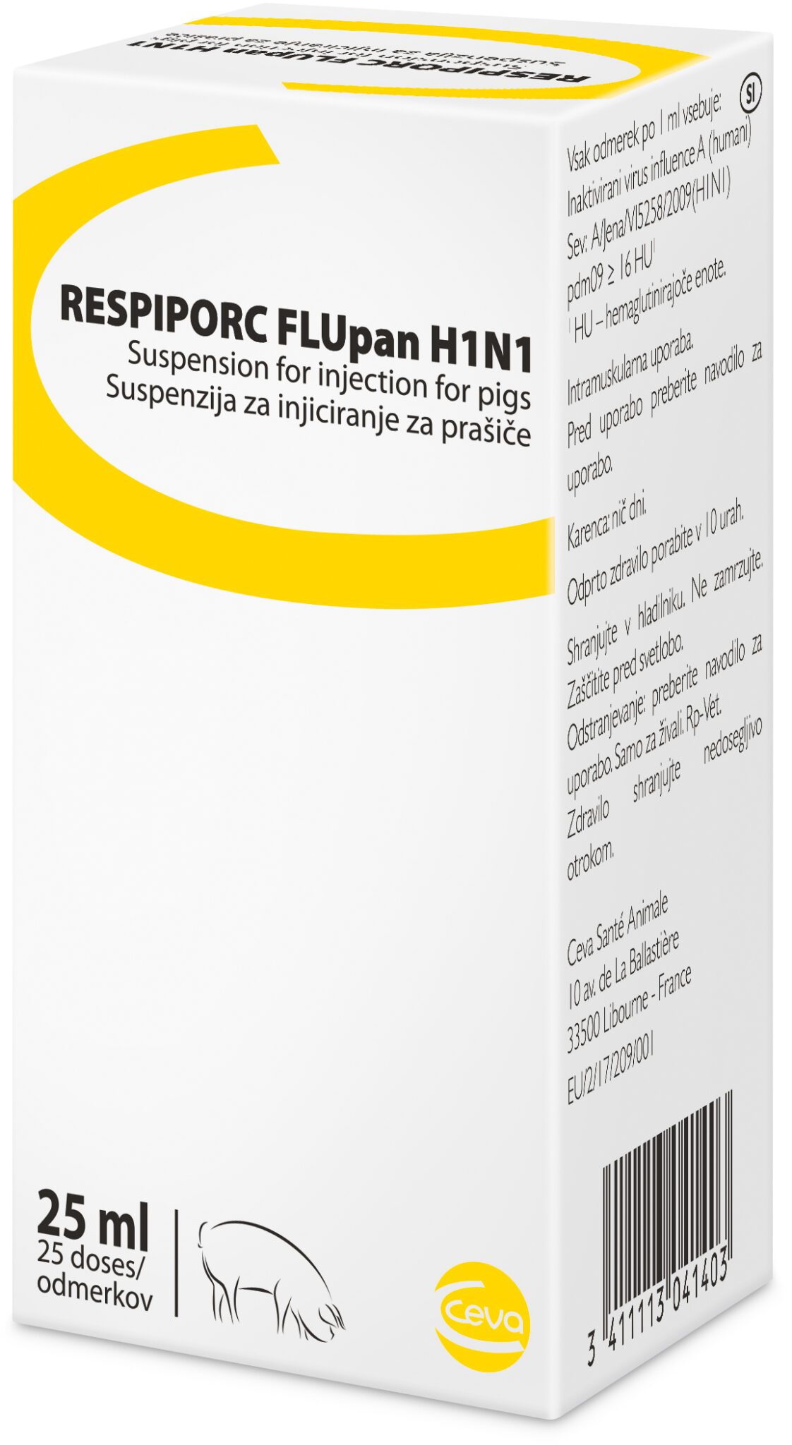 Respiporc Flu range - Ceva Swine